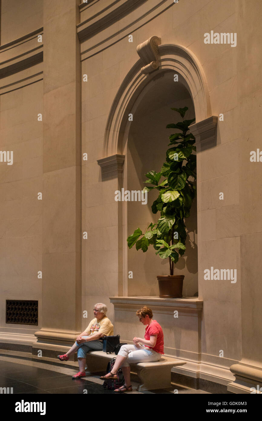 National Gallery of Art Washington DC west wing Stock Photo - Alamy