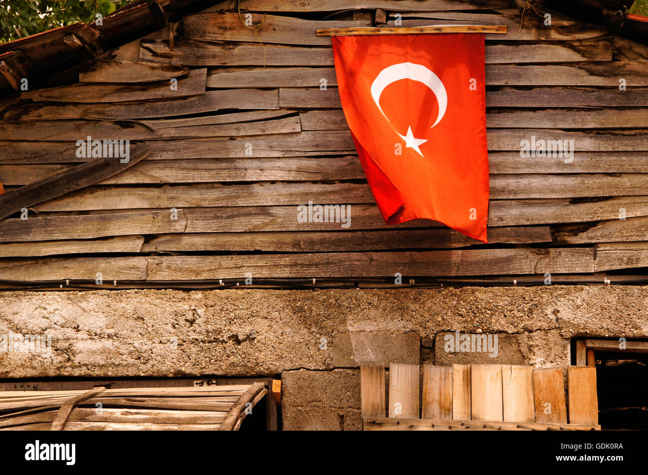 Turkish flag at Iznik, Anatolia, Turkey Stock Photo - Alamy