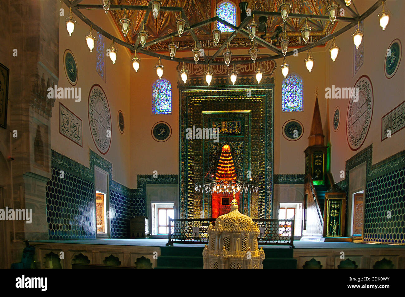 Yesil Cami (Green Mosque) 1425 at Bursa, Turkey Stock Photo - Alamy