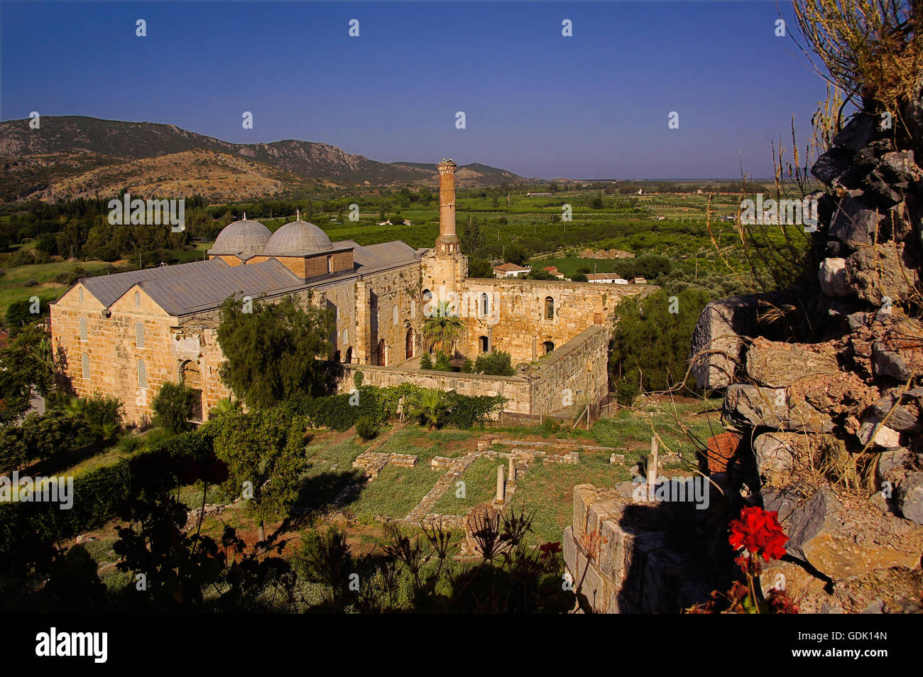 Isa Bey mosque, (1375), at Selcuk, Turkey Stock Photo - Alamy