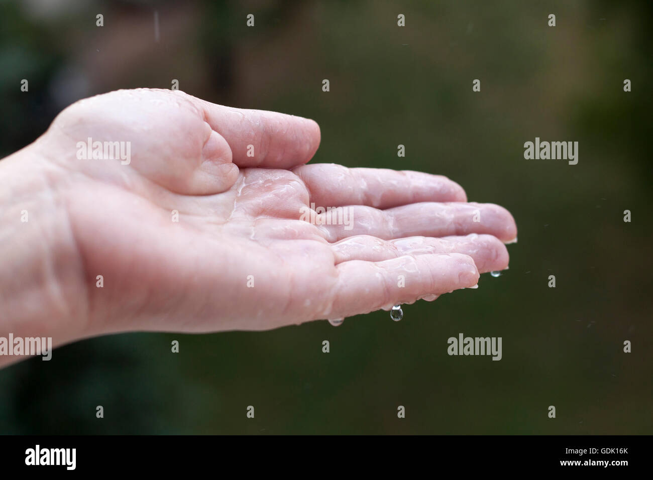 Catching raindrops hi-res stock photography and images - Alamy