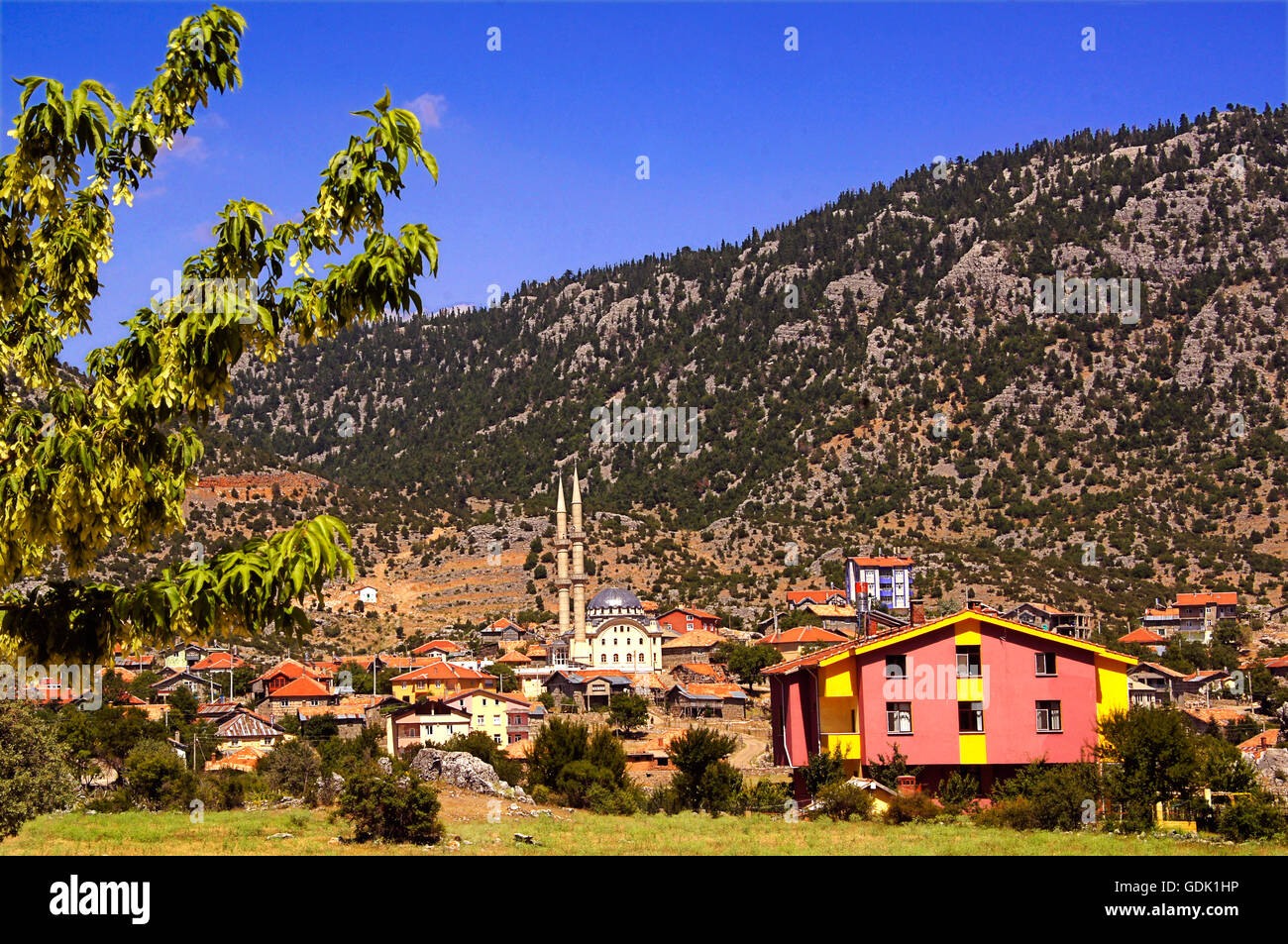 Village of Akseki between Manavgat and Beysehir, Turkey Stock Photo - Alamy