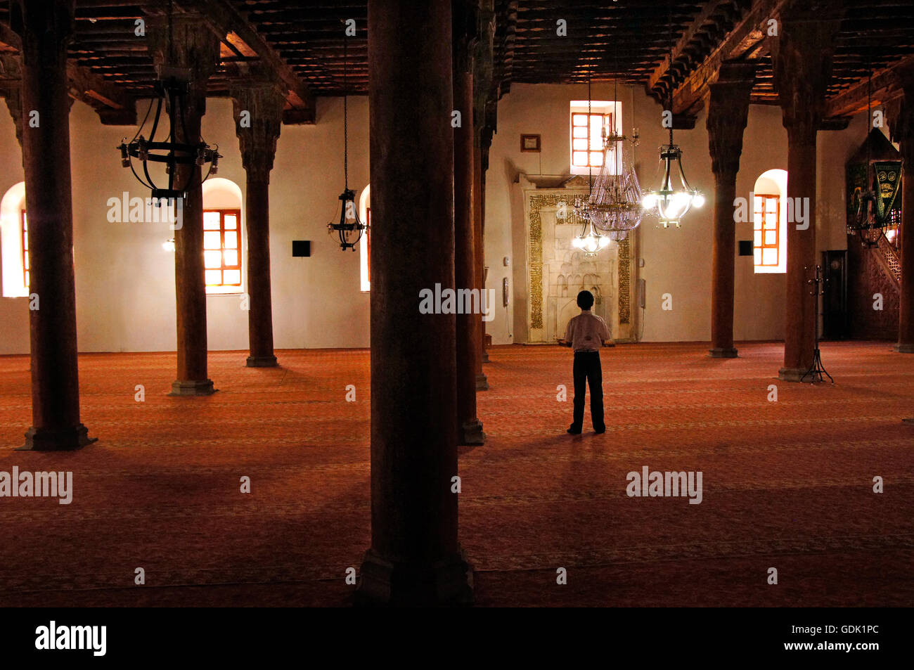 Ulu Camii mosque (1272-1277 A.D.) at Afyon, Phrygia, Turkey Stock Photo ...