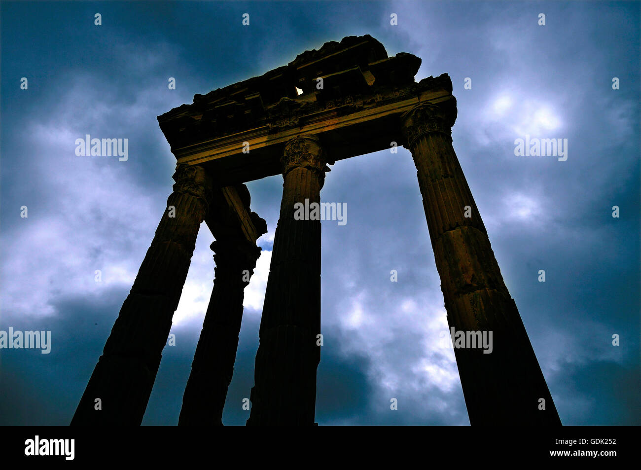 Rest of the Altar of Zeus (180-160 BC) at Pergamon, Turkey, One of the ...