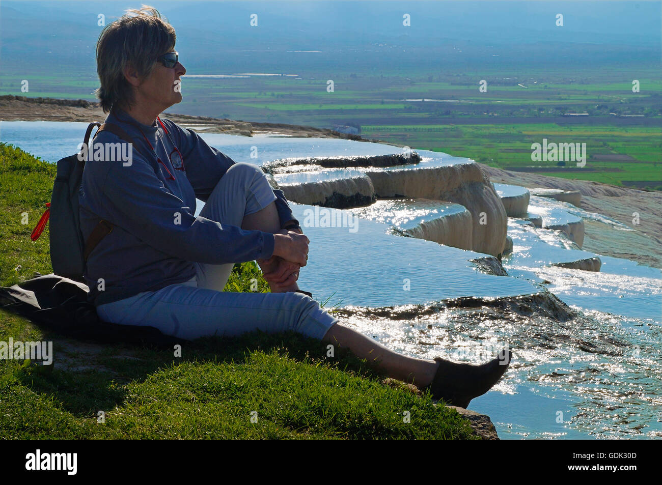 Travertines in pamukkale denizli hi-res stock photography and images ...