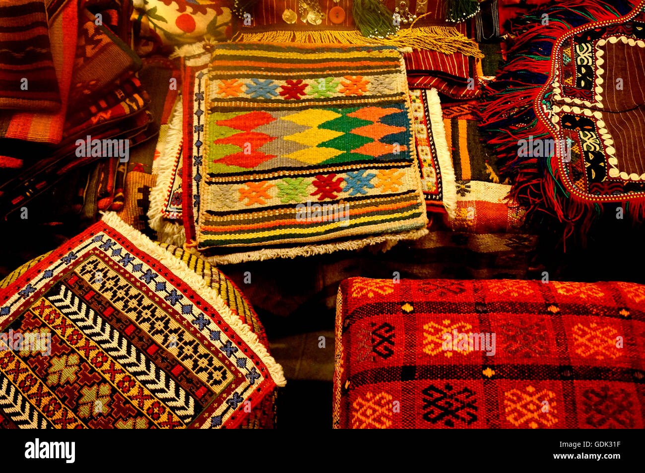 Kilim style handicraft from Central Anatolia Turkey Stock Photo - Alamy