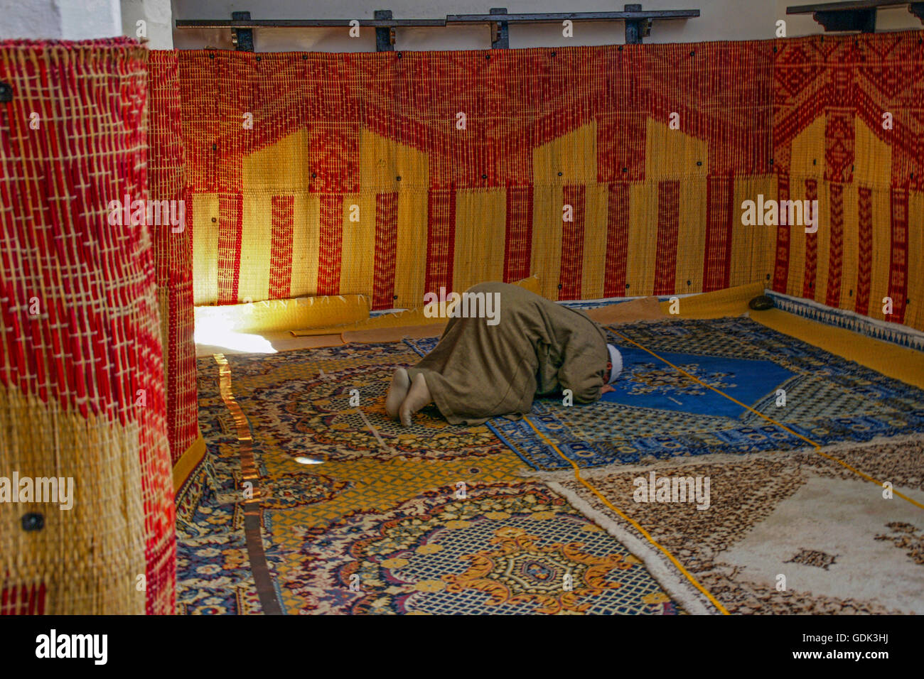 Praying in a small mosque at Fes, Morocco Stock Photo - Alamy