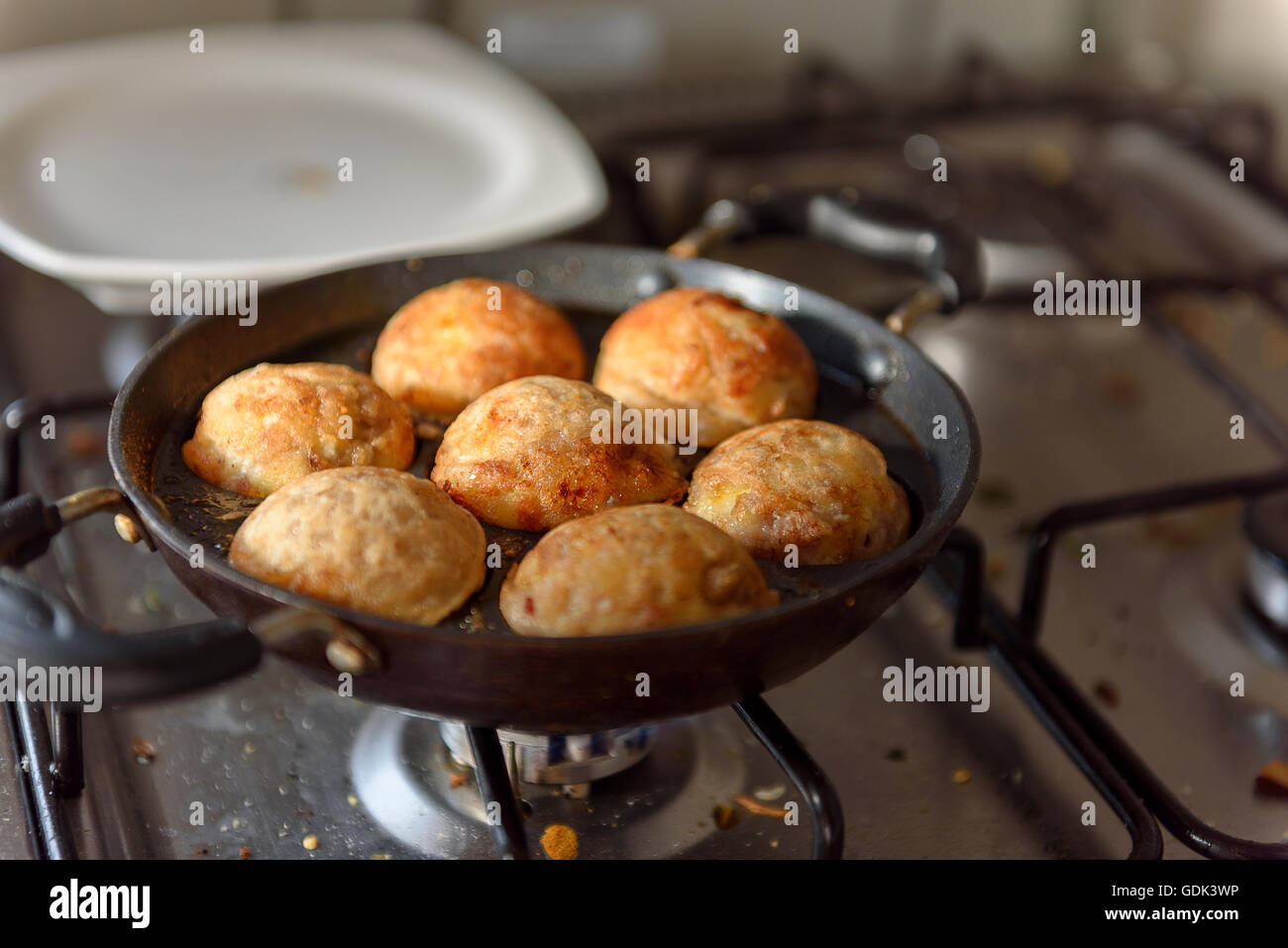 Chettinadu Kuzhi Paniyaram Stock Photo - Alamy