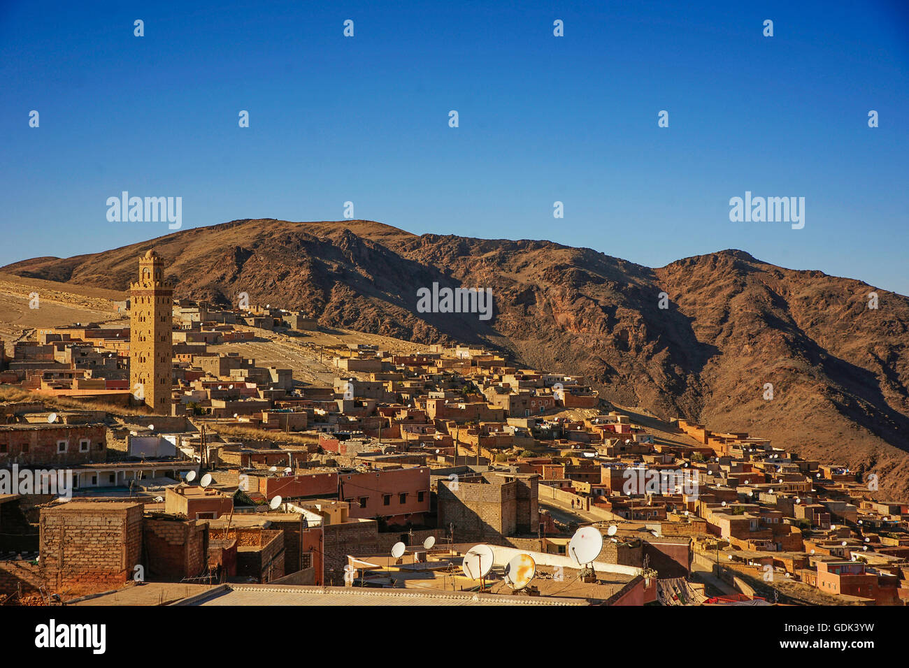 Village of Moulay Brahim, by the Asni valley, Marrakech, Morocco Stock ...