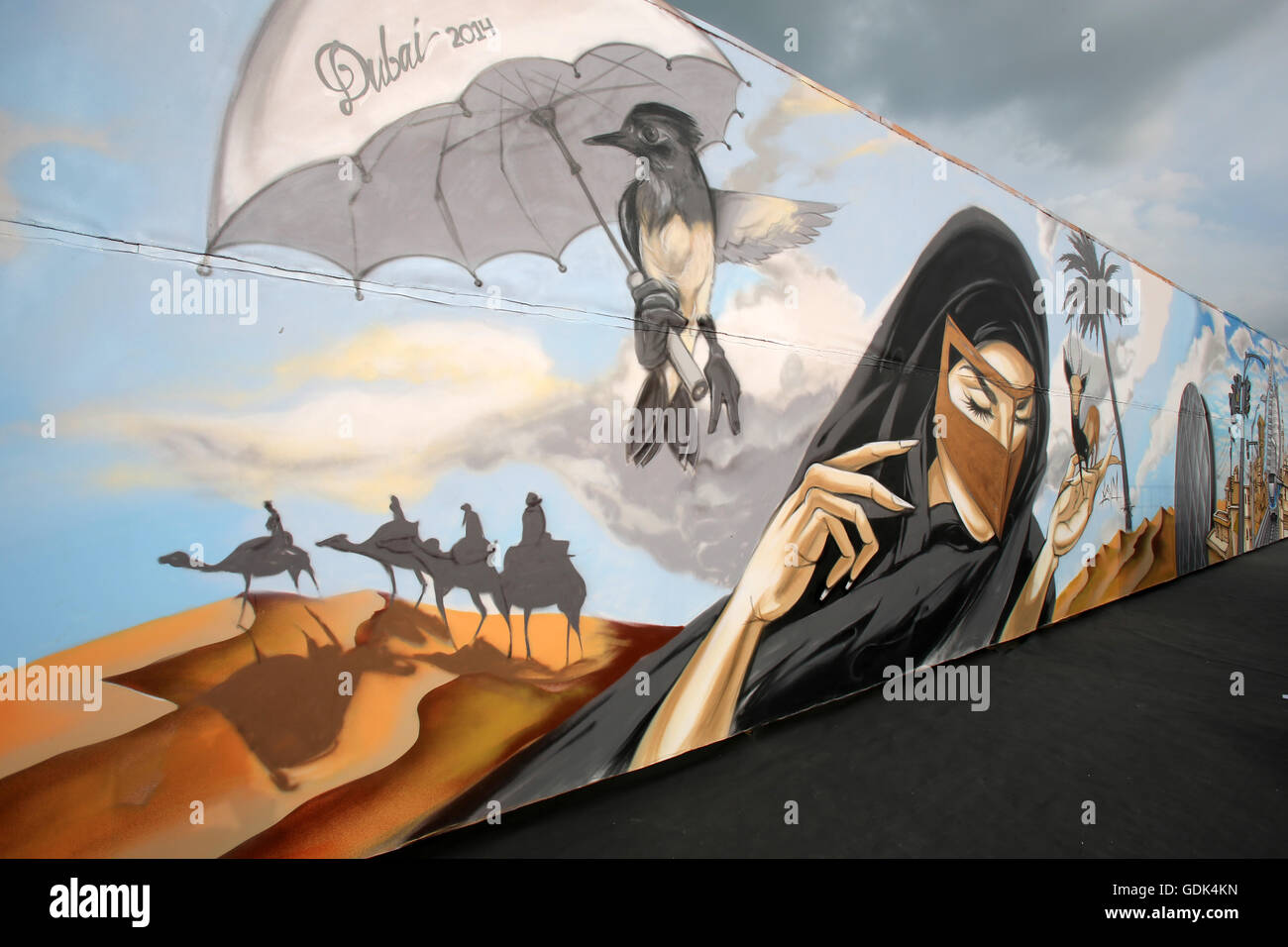 Woman graffiti hi-res stock photography and images - Alamy