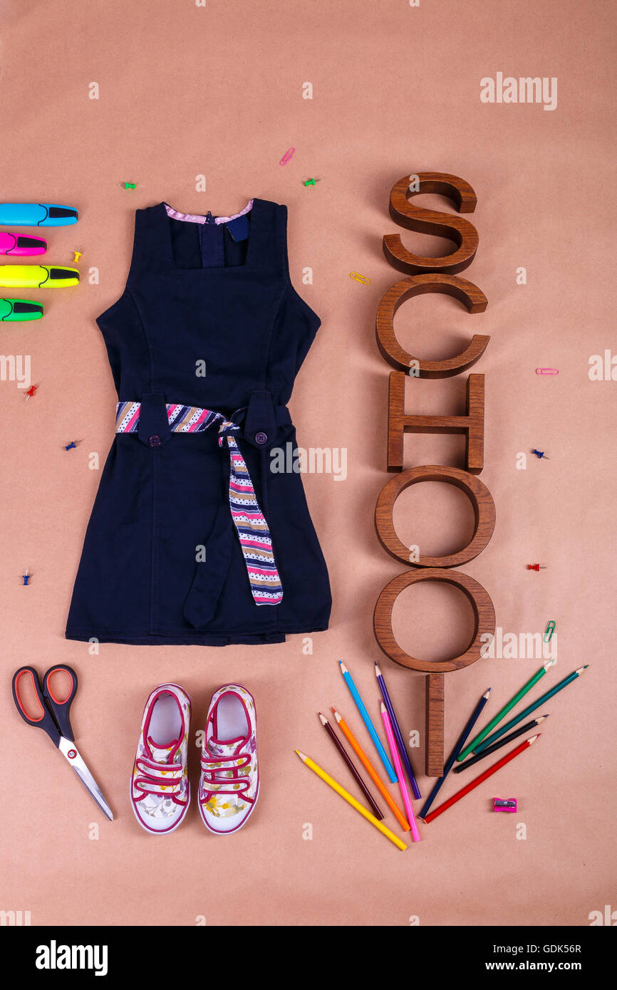 School Supplies And School Clothes