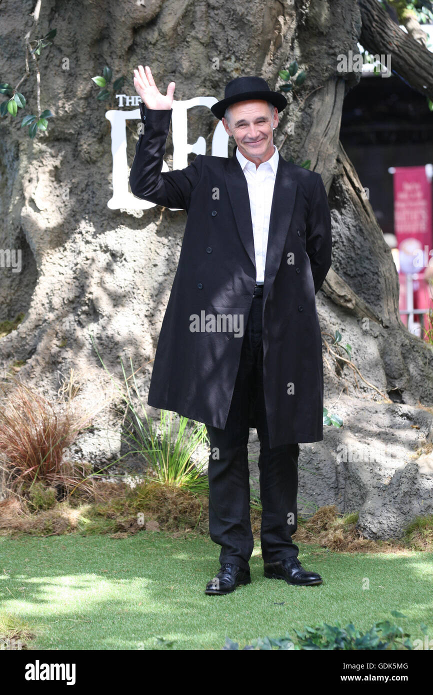 Mark Rylance at the UK Premiere of The BFG at Odeon Leicester Square in ...