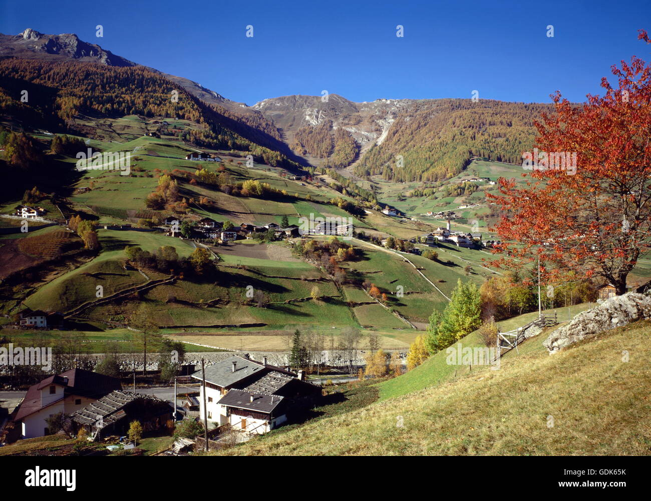 geography / travel, Italy, South Tyrol, landscapes, Martell valley in ...