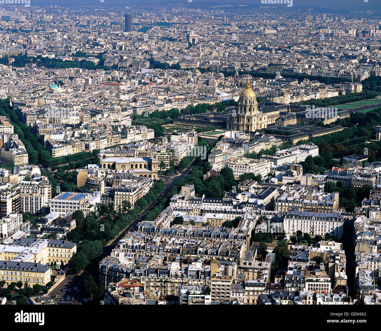 geography / travel, France, Paris, city view with Les Invalides from ...