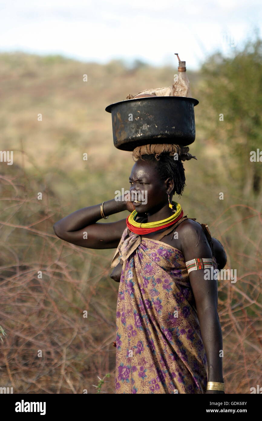 Toposa woman, South Sudan Stock Photo - Alamy