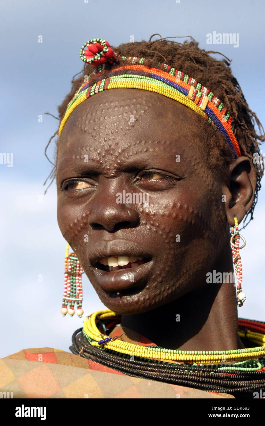 Toposa woman, South Sudan Stock Photo - Alamy