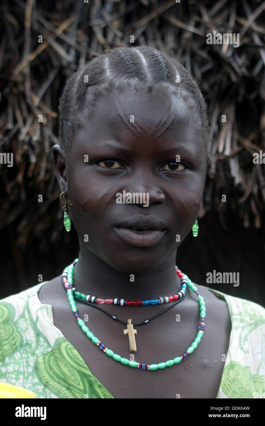 Toposa woman, South Sudan Stock Photo - Alamy