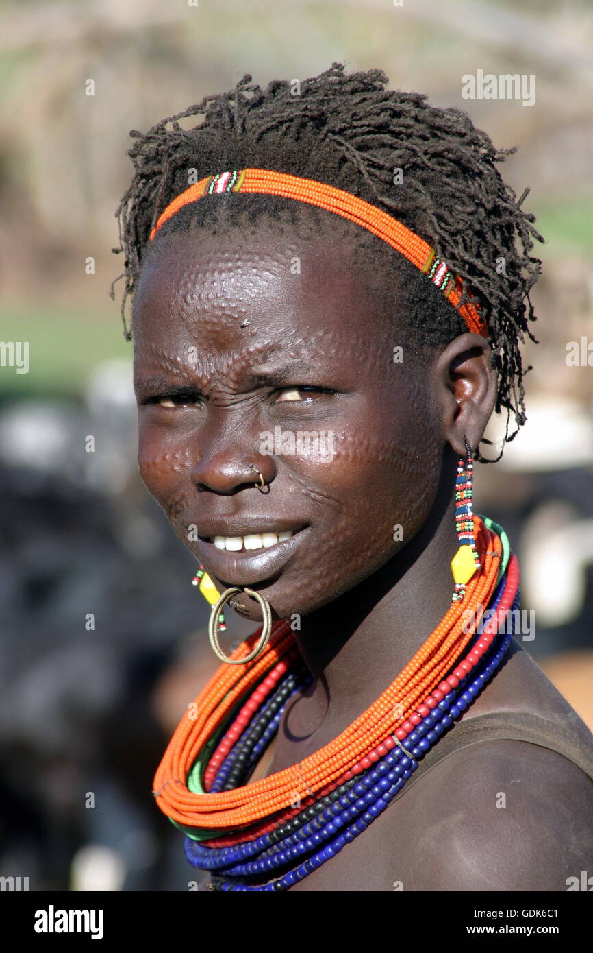 Toposa woman, Sudan Stock Photo - Alamy