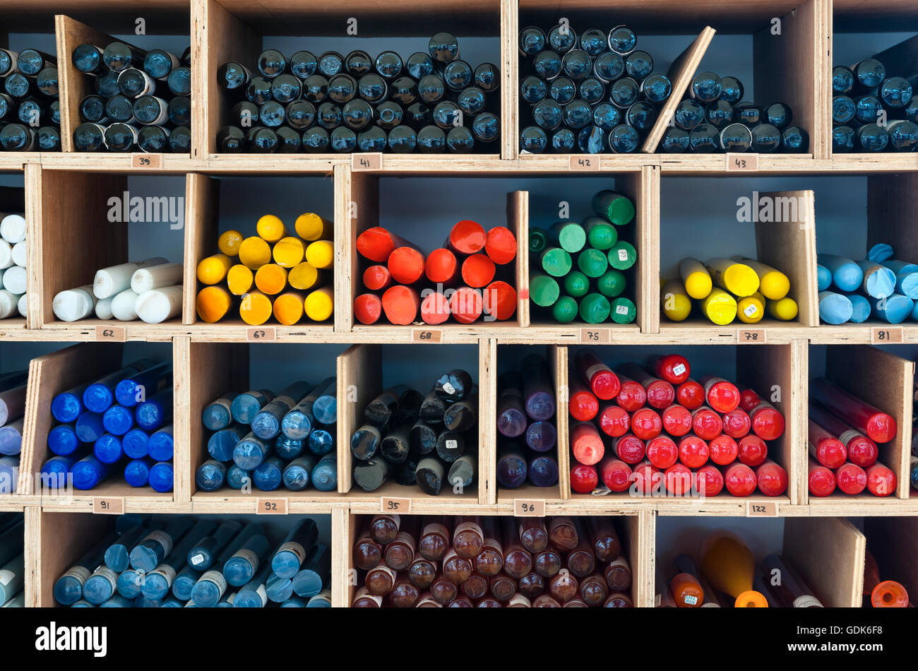 Glass blowing rods hi-res stock photography and images - Alamy