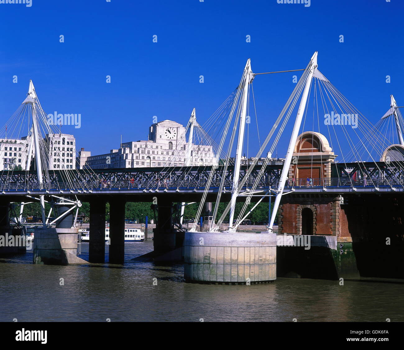 geography / travel, Great Britain, England, London, bridges, Hungerford ...