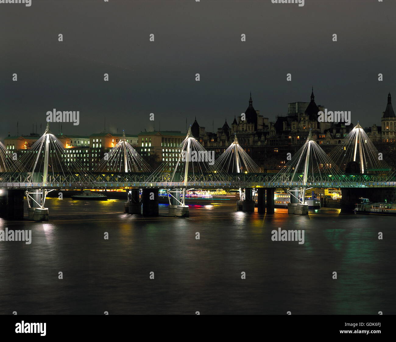geography / travel, Great Britain, England, London, bridges, Hungerford ...