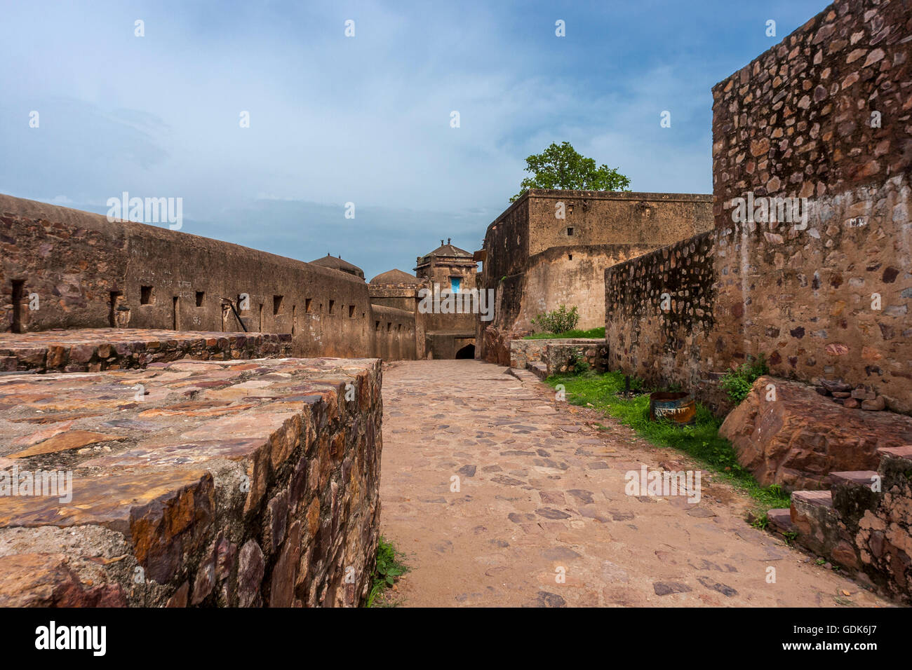 Historical old building of Ranthambhore fort, Rajasthan India Stock ...