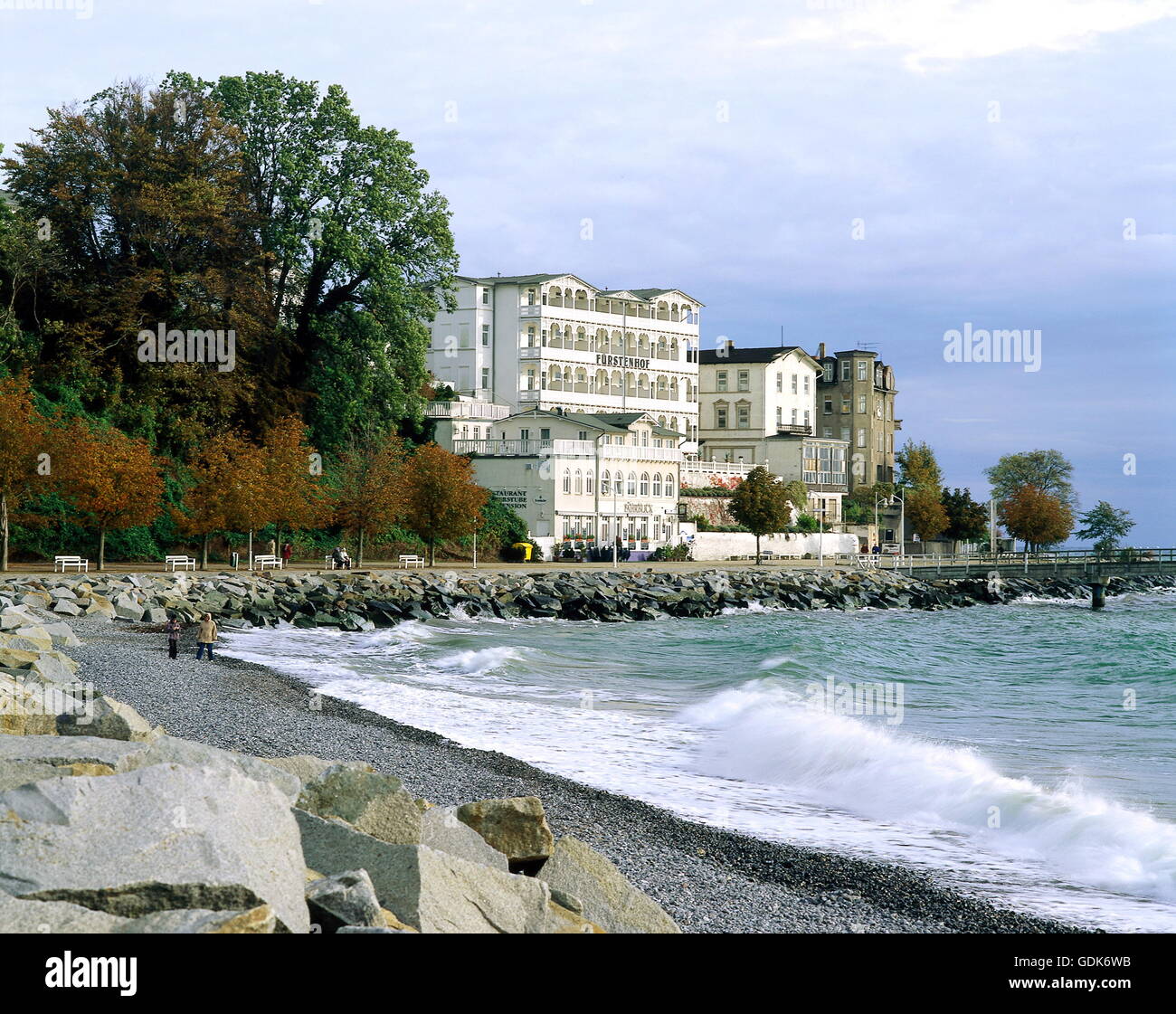 Hotels at sassnitz beach promenade hi-res stock photography and images ...