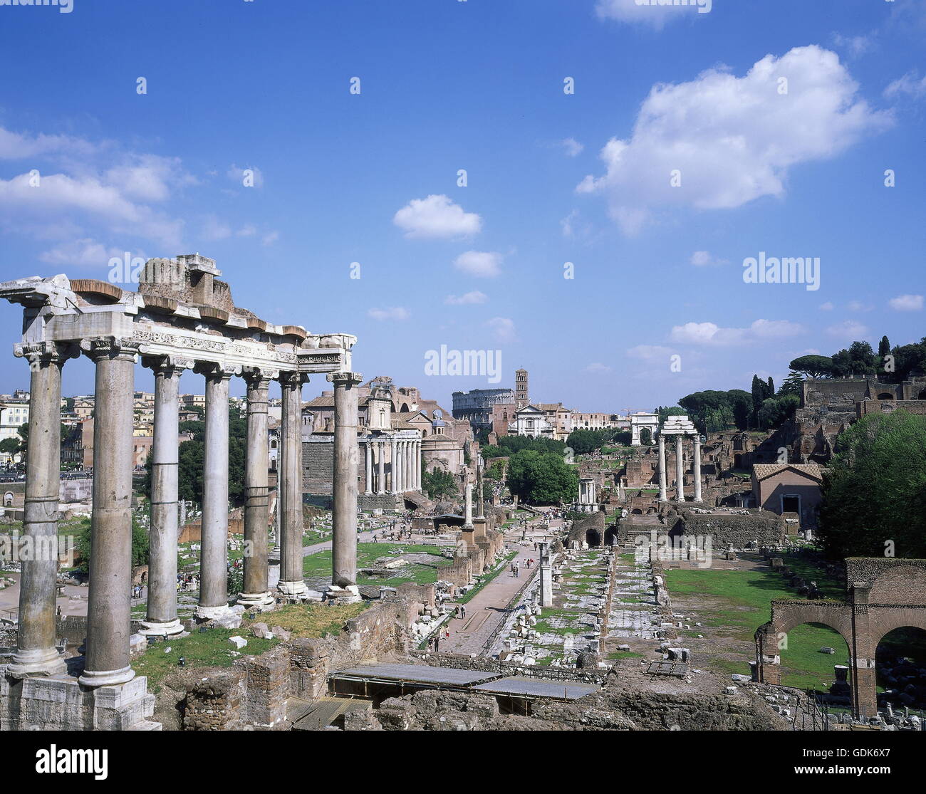 Templum saturni hi-res stock photography and images - Alamy