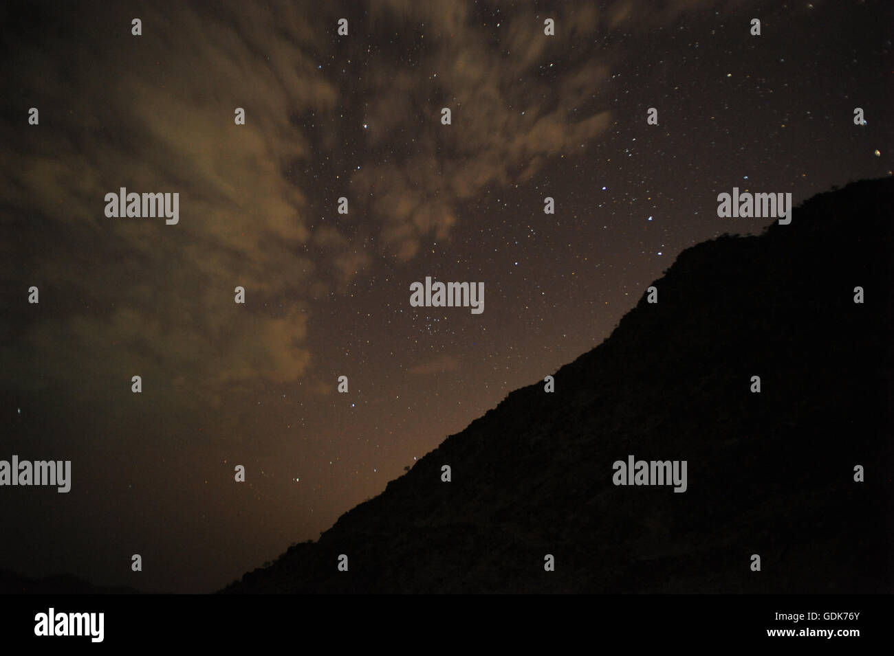 A moonless night reveals how isolated the area is, as light pollution ...