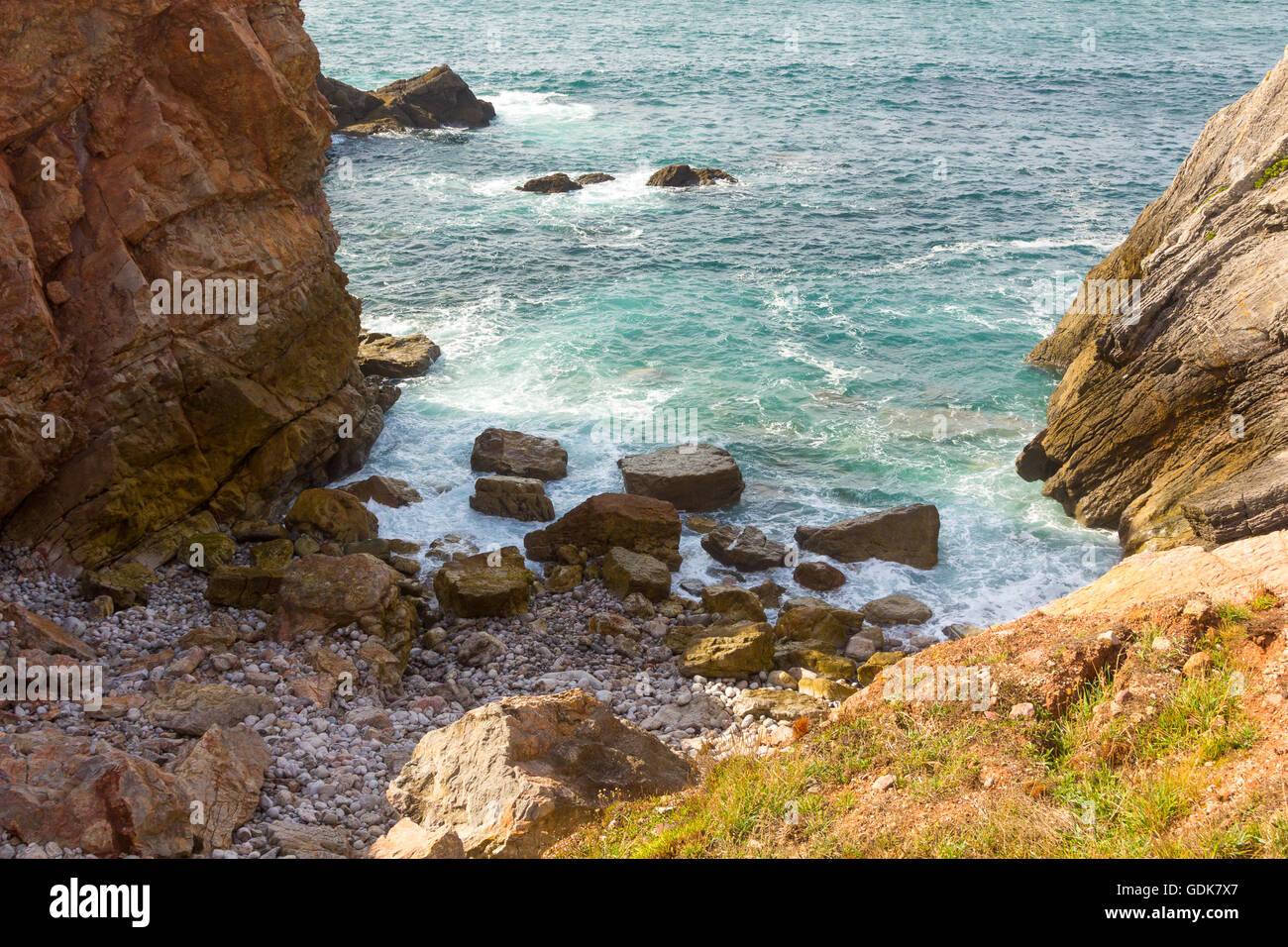 Zone rocks by the sea Stock Photo - Alamy
