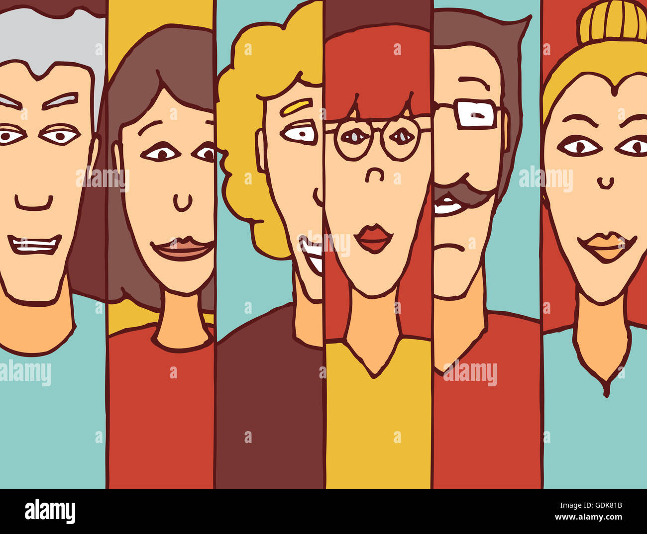 Multiple personality man hi-res stock photography and images - Alamy