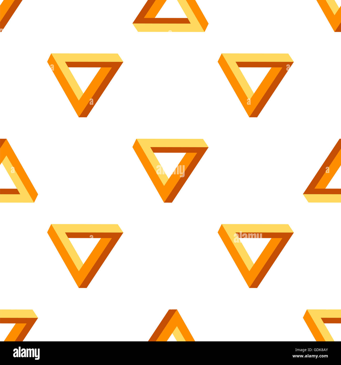 Seamless Triangles Pattern Stock Photo - Alamy