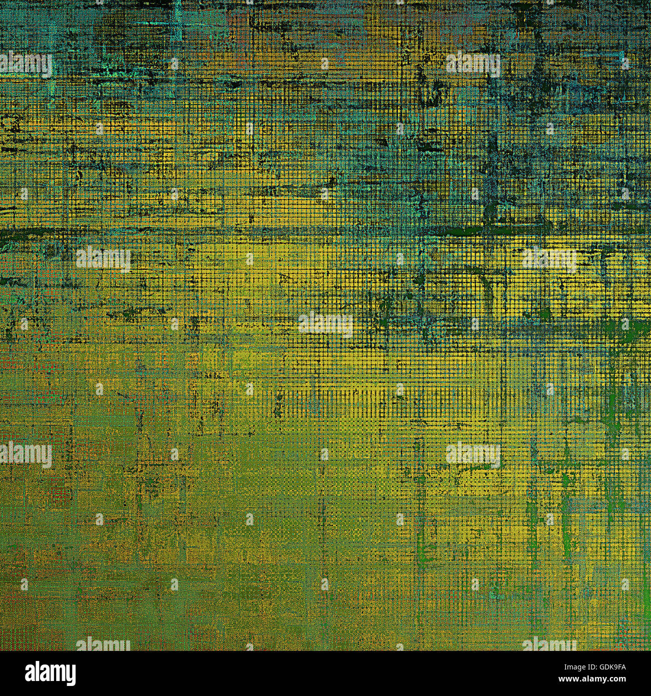 Old school frame or background with grungy textured elements and ...