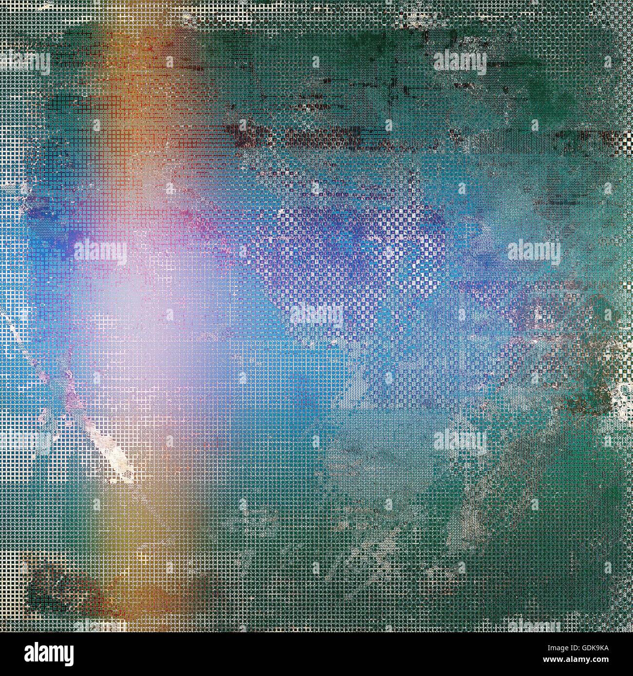 Scratched vintage colorful background, designed grunge texture. With ...