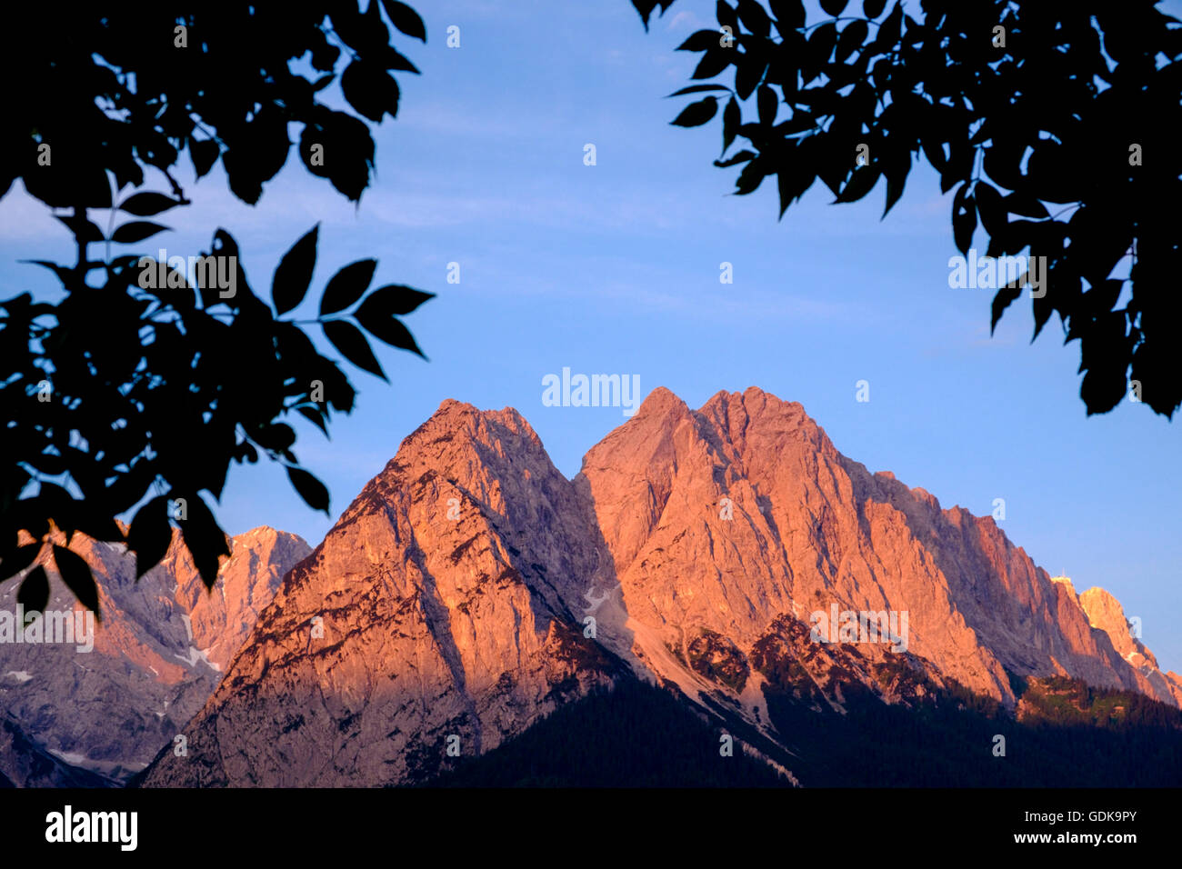 Waxenstein peaks hi-res stock photography and images - Alamy