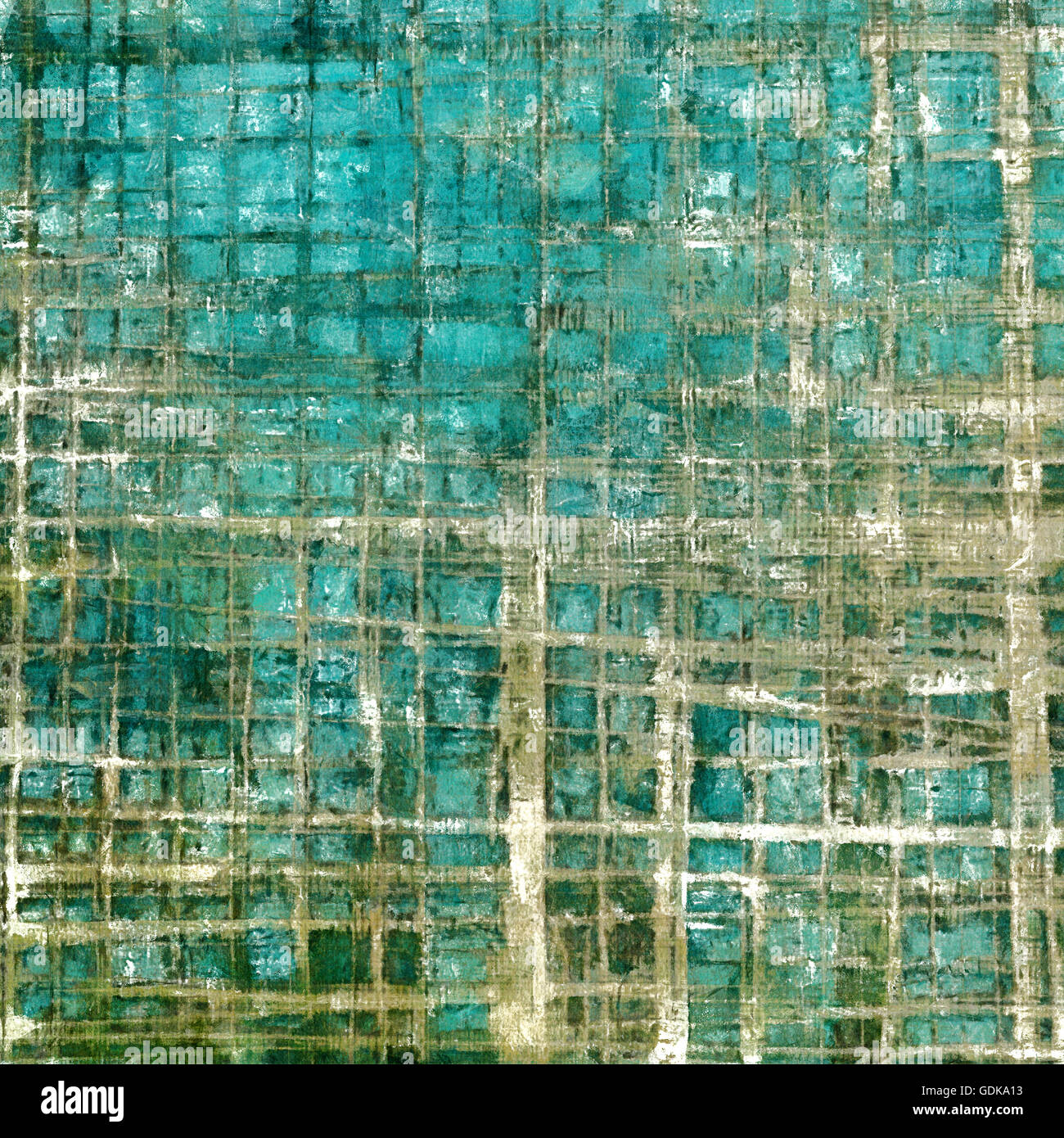 Old school frame or background with grungy textured elements and ...