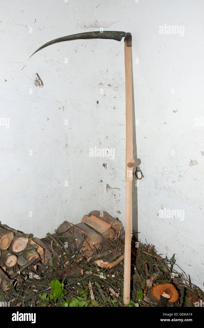 Wheat scythe harvest hi-res stock photography and images - Alamy