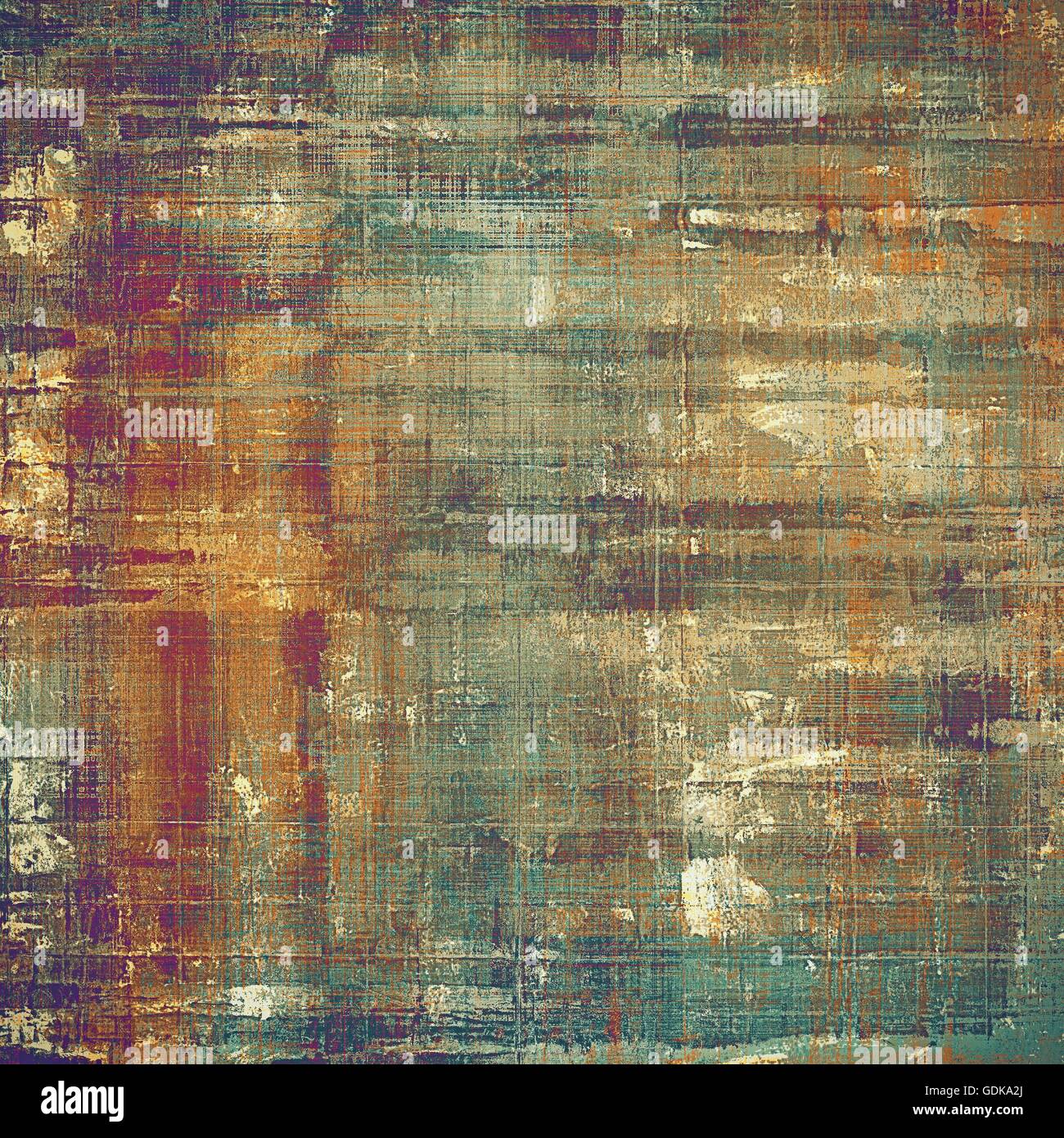 Vintage texture, old style frame decoration with grunge graphic ...