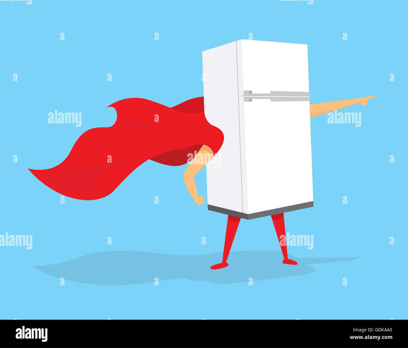 Refrigerator cartoon hi-res stock photography and images - Alamy