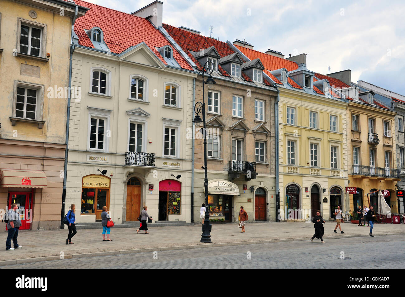 Shopping street in warsaw hi-res stock photography and images - Alamy
