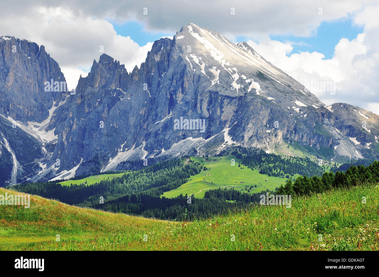 Amazing landscape in Dolomites, italian Alps Stock Photo - Alamy