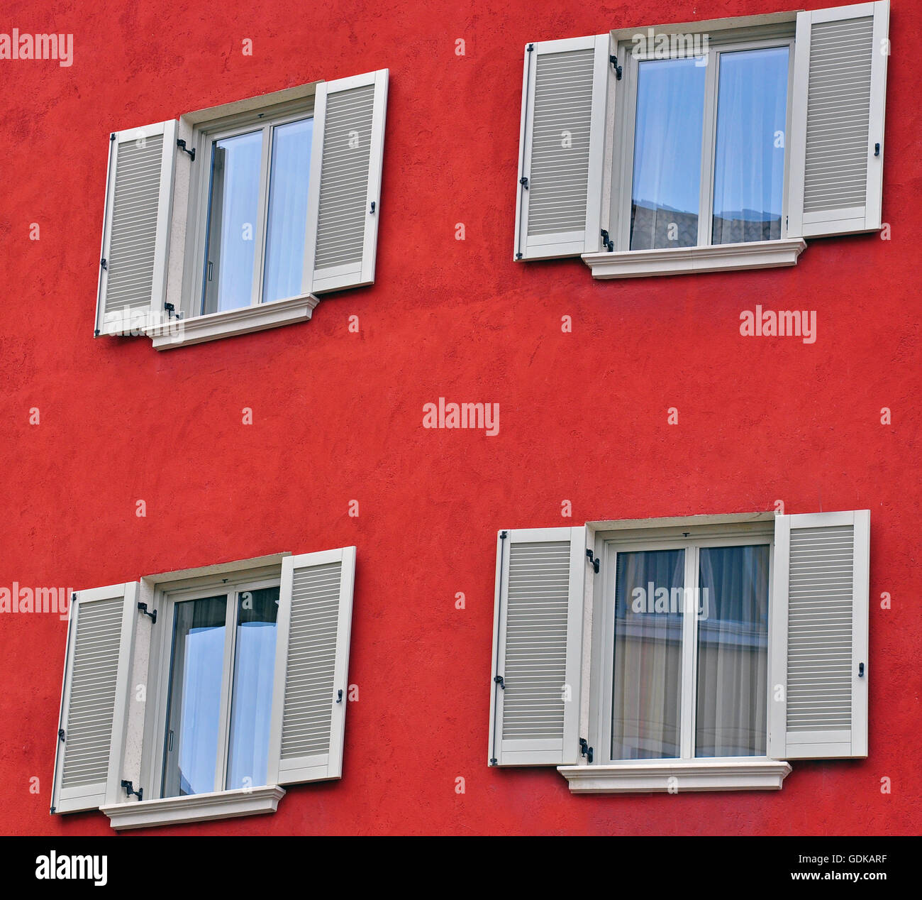 Open shutters on windows hi-res stock photography and images - Alamy