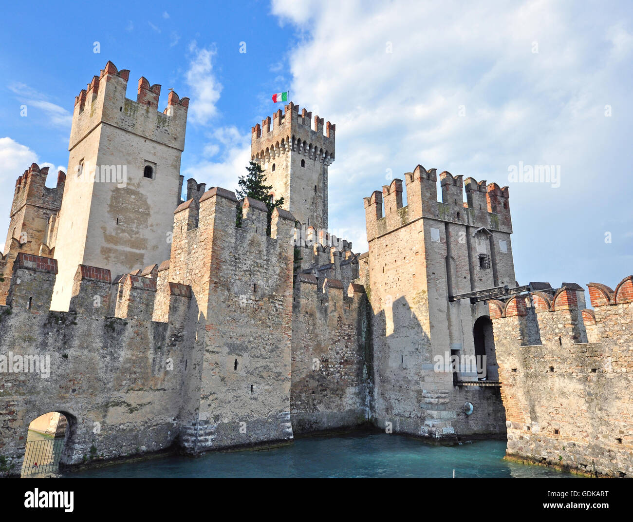 Sirmione castle, Trentino Alto, Italy Stock Photo - Alamy