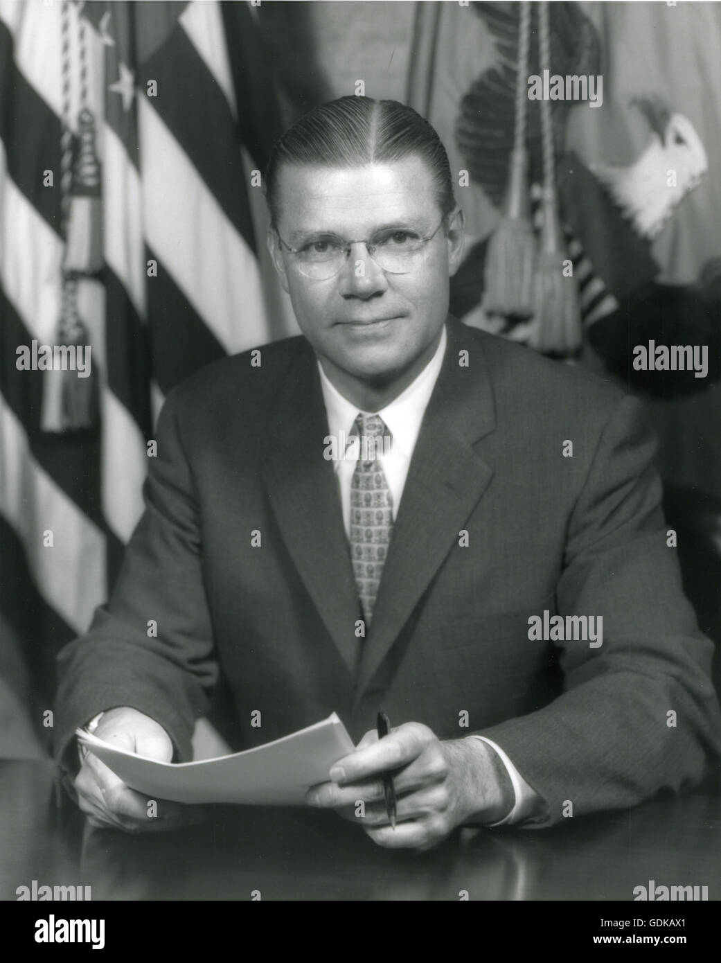 Robert S. McNamara, US Secretary of Defense under John F. Kennedy Stock ...