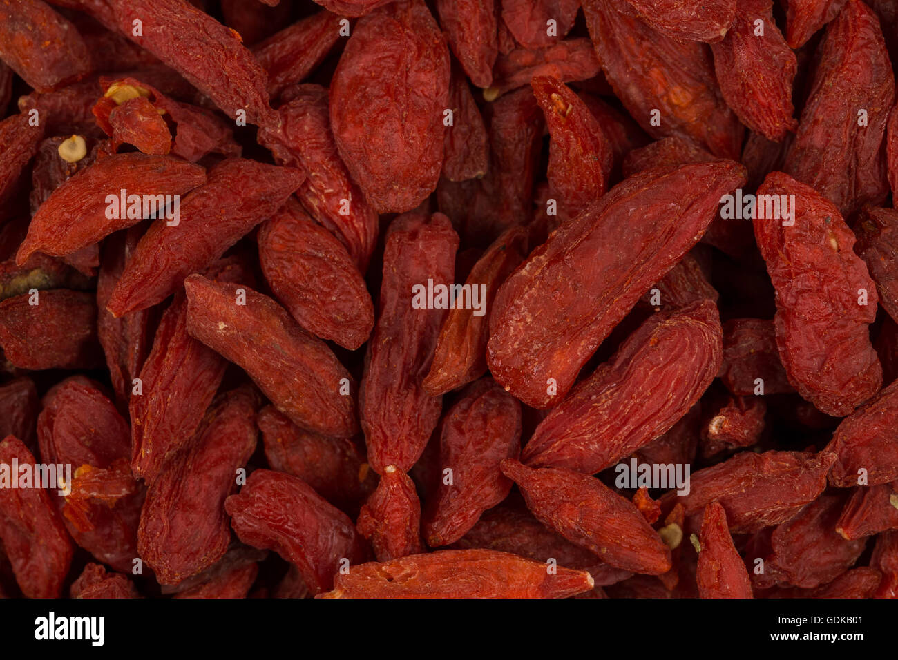 Chinese goji berries close up as a background Stock Photo - Alamy