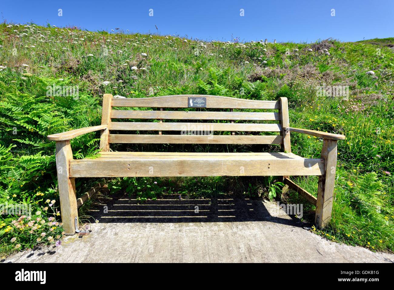 Remembrance bench hi-res stock photography and images - Alamy