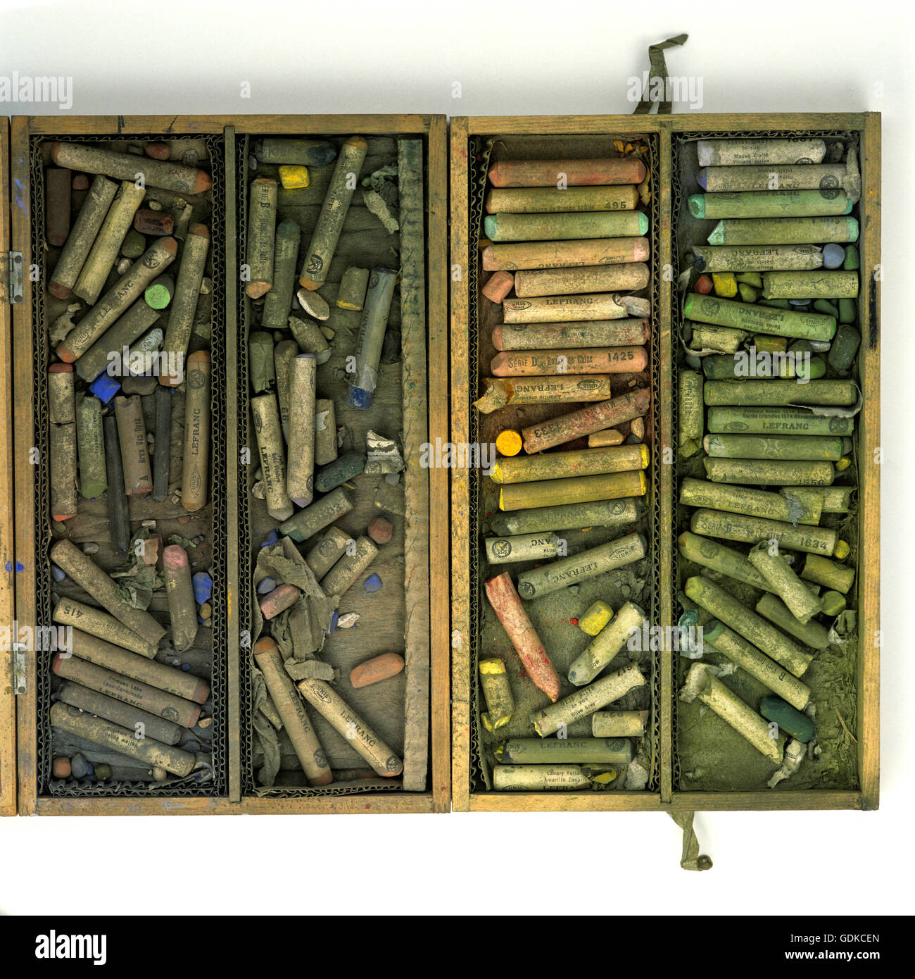 Box of pastels Stock Photo - Alamy