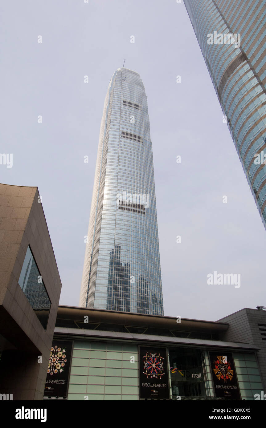 Two IFC Building, Central district, Hong Kong, China, Asia Stock Photo ...