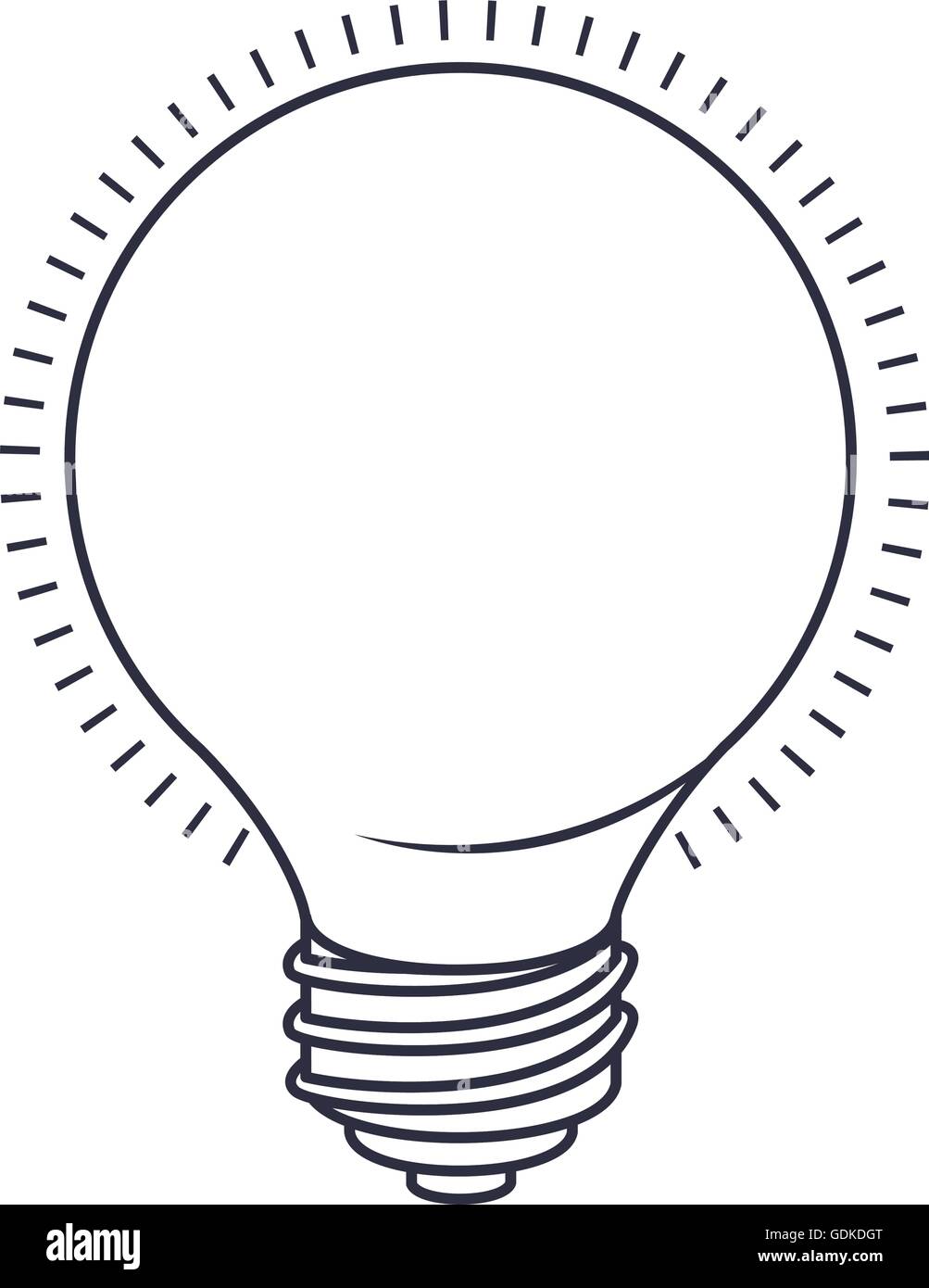 bulb drawing isolated icon design Stock Vector Image & Art - Alamy