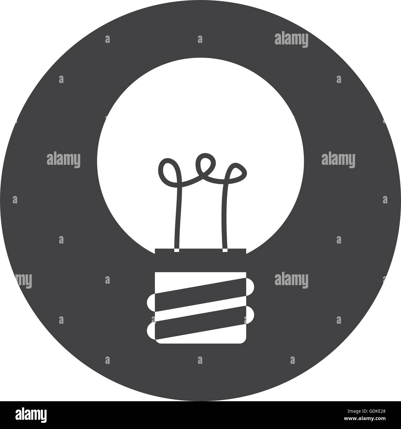 bulb object icon Stock Vector Image & Art - Alamy